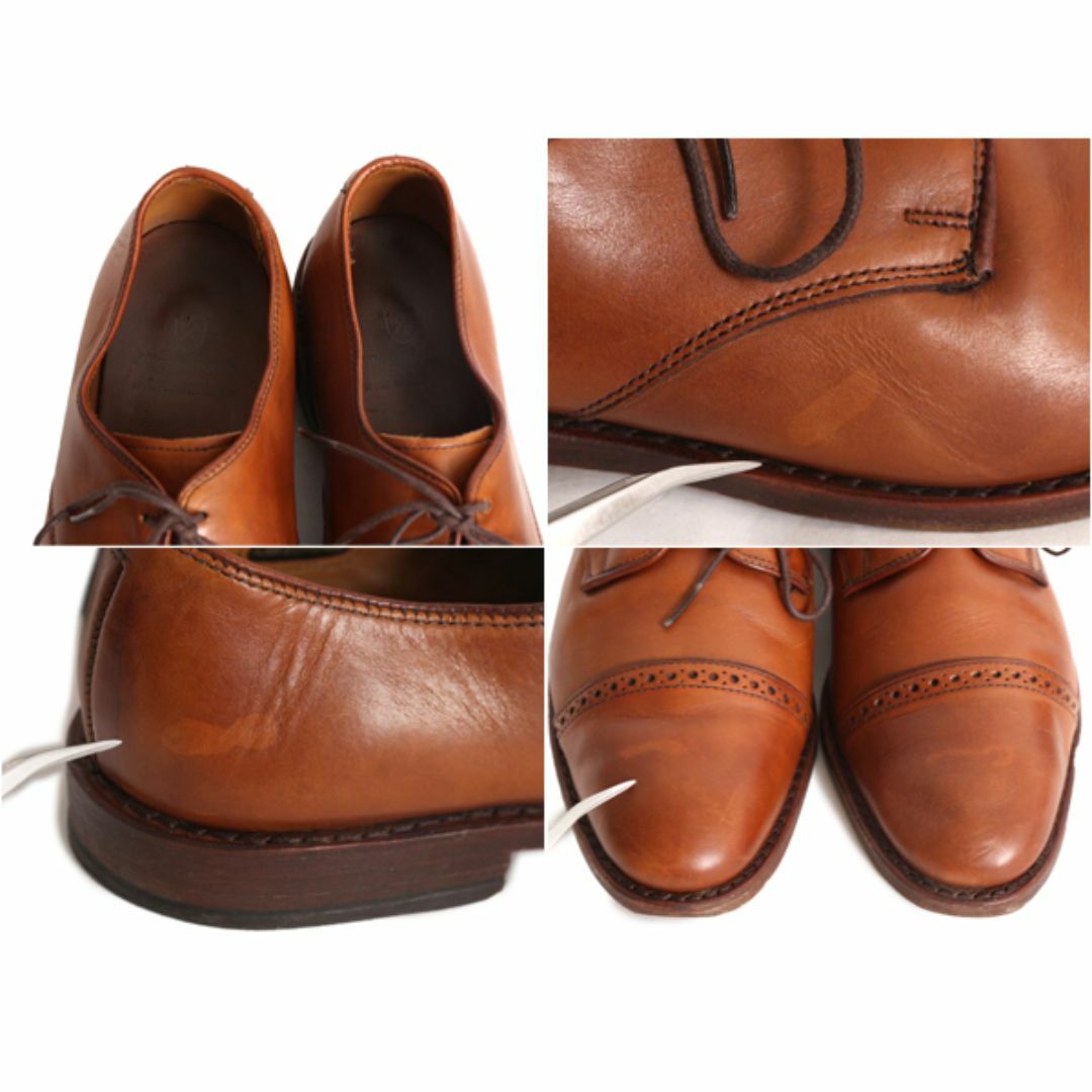 USA製 アレンエドモンズ パンチド キャップトゥ レザー シューズ USA製 アレンエドモンズ パンチド キャップトゥ レザー シューズ