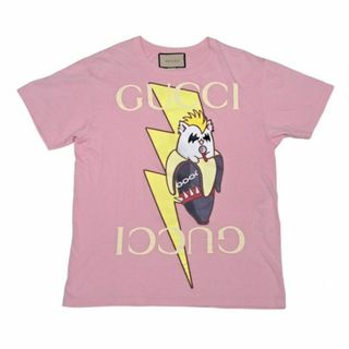 GUCCI(Tシャツ(半袖/袖なし) ・ ピンク/桃色系)のフリマ GUCCI(Tシャツ(半袖/袖なし) ・ ピンク/桃色系)のフリマ