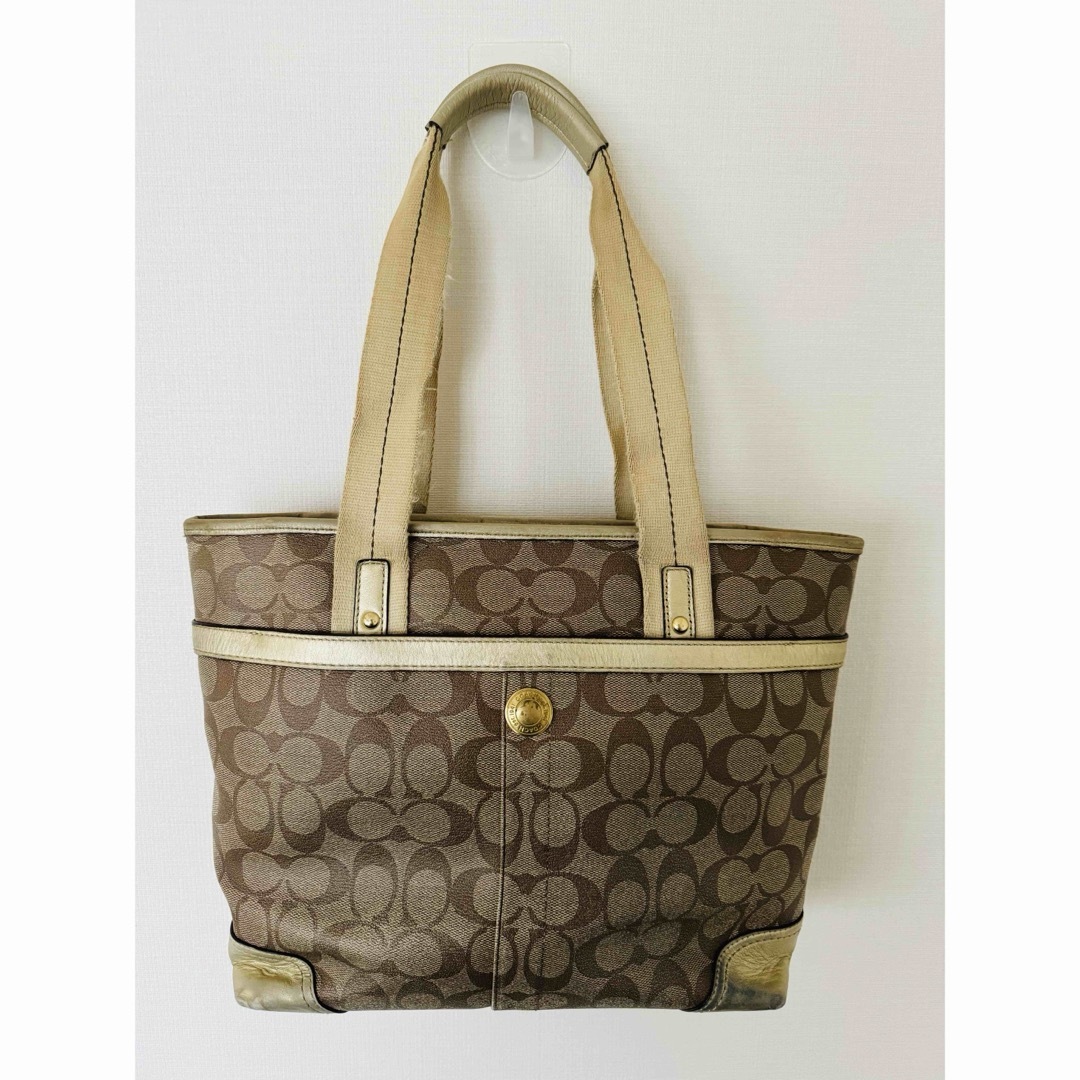 COACH - 【COACH】 トートバッグ ベージュ系の通販 by 哉香's COACH - 【COACH】 トートバッグ ベージュ系の通販 by 哉香's