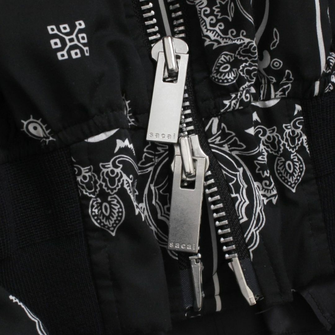sacai - Sacai バンダナ プリント ボンバージャケット Bomber sacai - Sacai バンダナ プリント ボンバージャケット Bomber