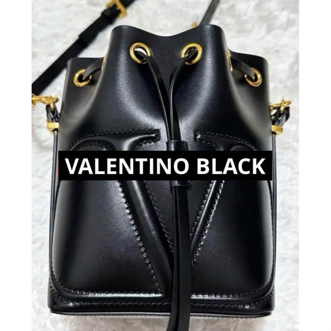 美品 VALENTINO bag black 美品 VALENTINO bag black