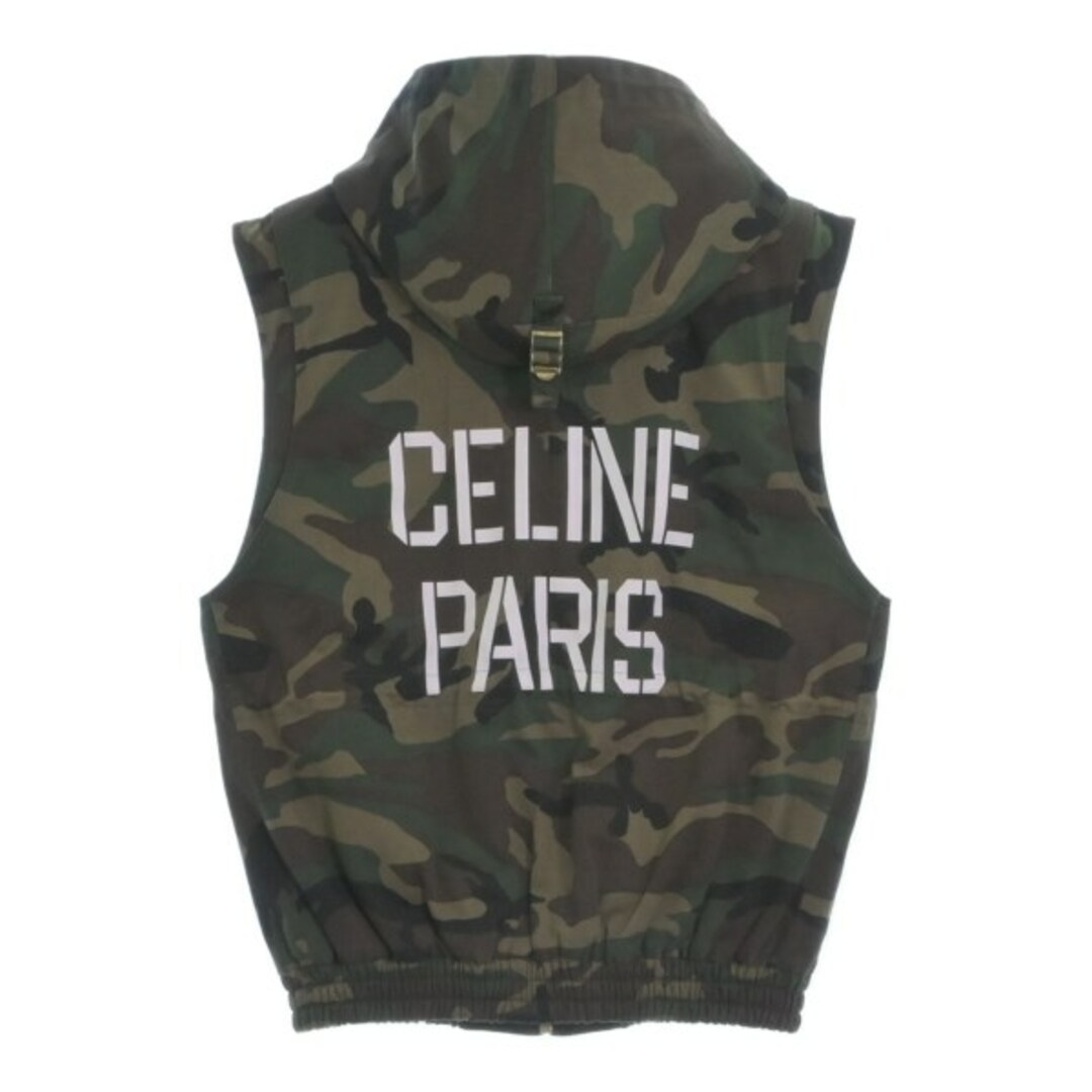 CELINE - CELINE セリーヌ ブルゾン(その他) 36(XS位) カーキ CELINE - CELINE セリーヌ ブルゾン(その他) 36(XS位) カーキ