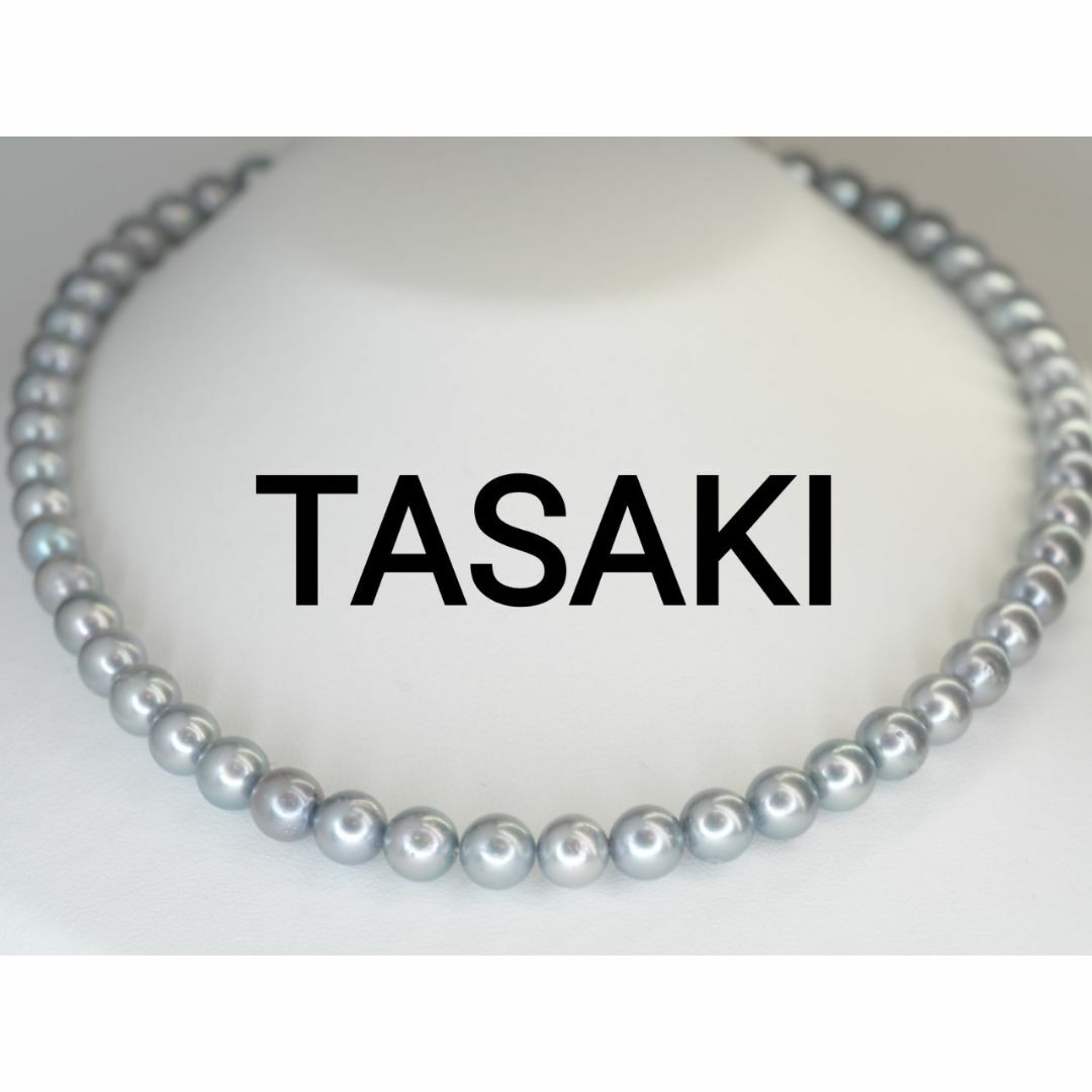 TASAKI - ◇ブルーカラー天然アコヤパールネックレス 真珠645 TASAKI - ◇ブルーカラー天然アコヤパールネックレス 真珠645