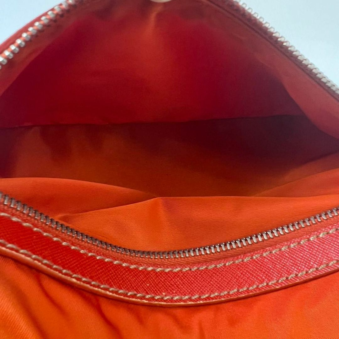 PRADA プラダ ショルダーバッグ ナイロン テスートナイロン オレンジ PRADA プラダ ショルダーバッグ ナイロン テスートナイロン オレンジ