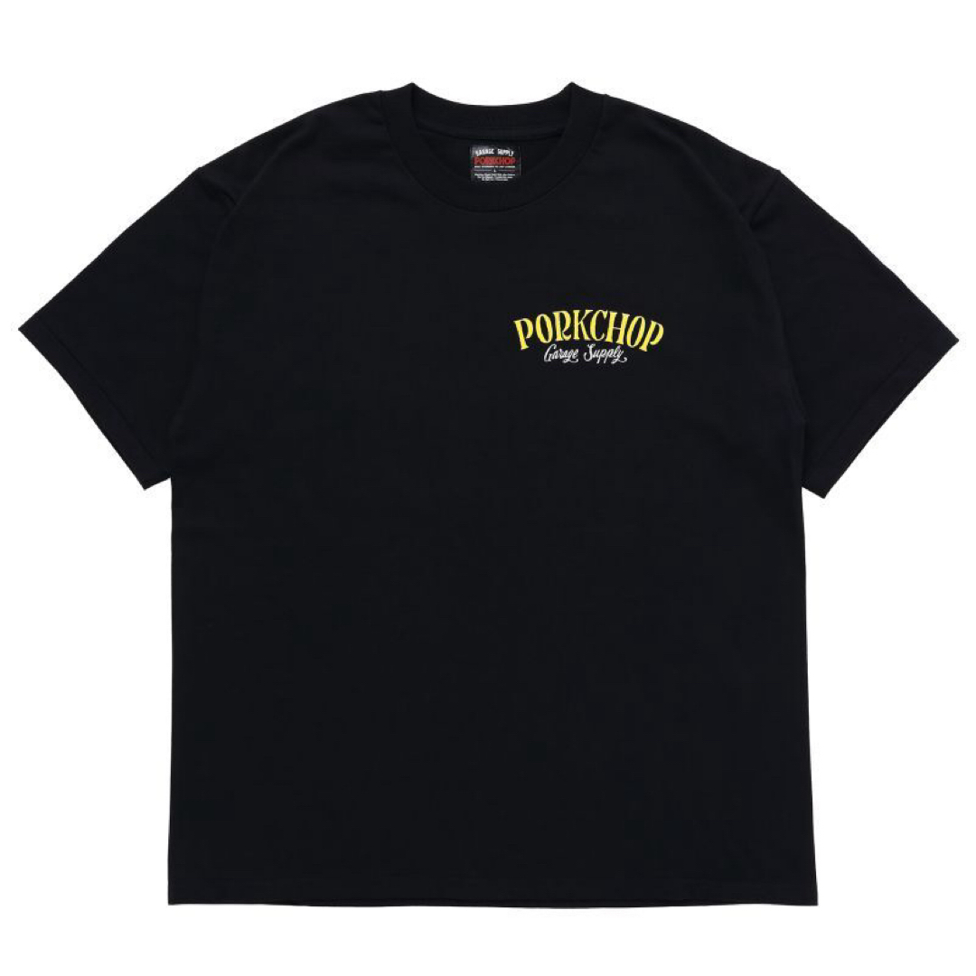 ポークチョップ Tシャツ/PORKCHOP BLACK YL L キムタク ポークチョップ Tシャツ/PORKCHOP BLACK YL L キムタク