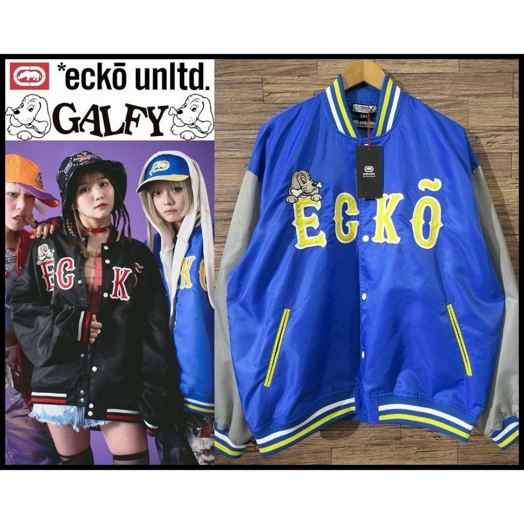 galfy × ecko ガルフィー × エコー スタジャン 四角く メンズ LL galfy × ecko ガルフィー × エコー スタジャン 四角く メンズ LL