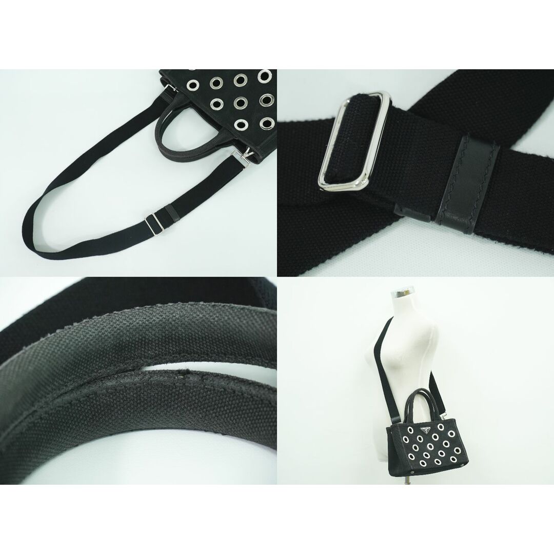 PRADA - 本物 プラダ PRADA カナパ グロメット 2WAY ショルダー PRADA - 本物 プラダ PRADA カナパ グロメット 2WAY ショルダー