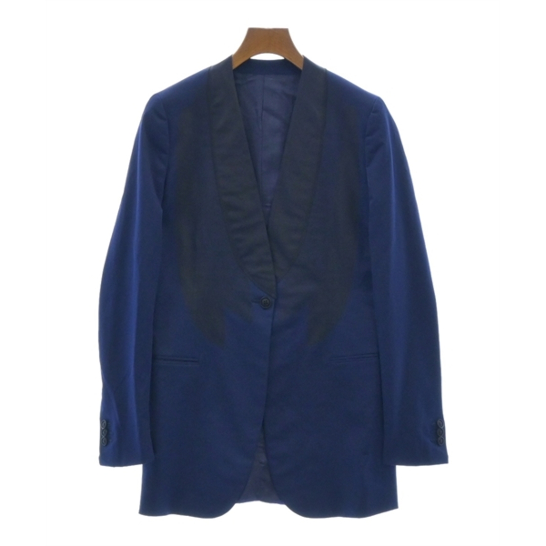 BOTTEGA VENETA カジュアルジャケット 38(S位) 紺x青 【古着 BOTTEGA VENETA カジュアルジャケット 38(S位) 紺x青 【古着