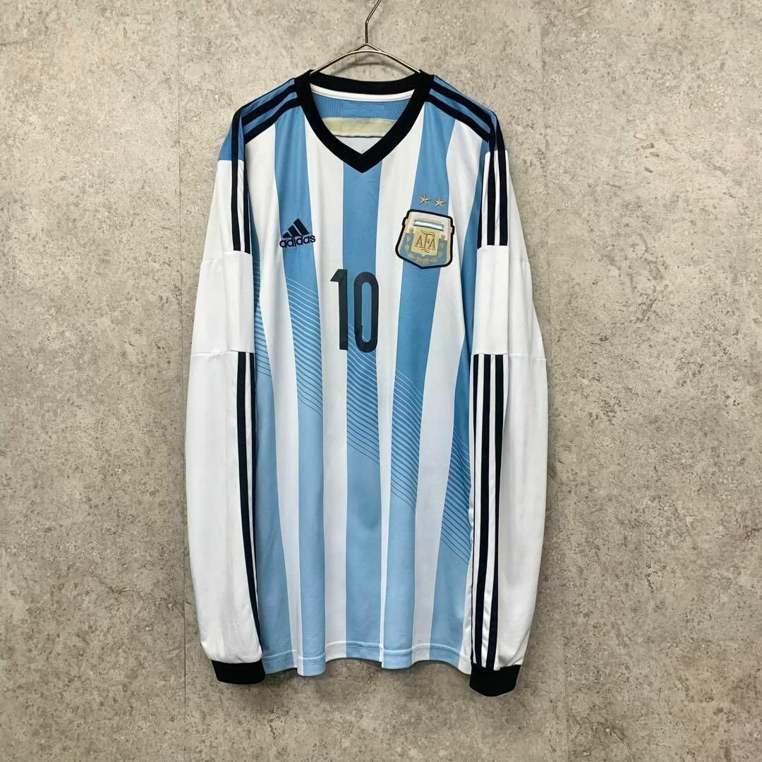 adidas - 【レア☆EURO輸入】アルゼンチン代表 メッシ 刺繍 adidas - 【レア☆EURO輸入】アルゼンチン代表 メッシ 刺繍