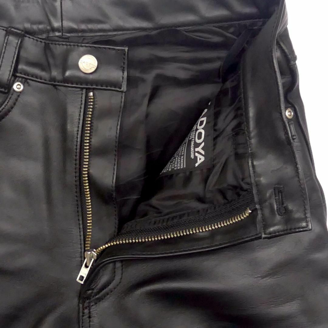 KADOYA カドヤ パンツ 本革 W32 革パンツ ライダース JJ988 装備 KADOYA カドヤ パンツ 本革 W32 革パンツ ライダース JJ988 装備