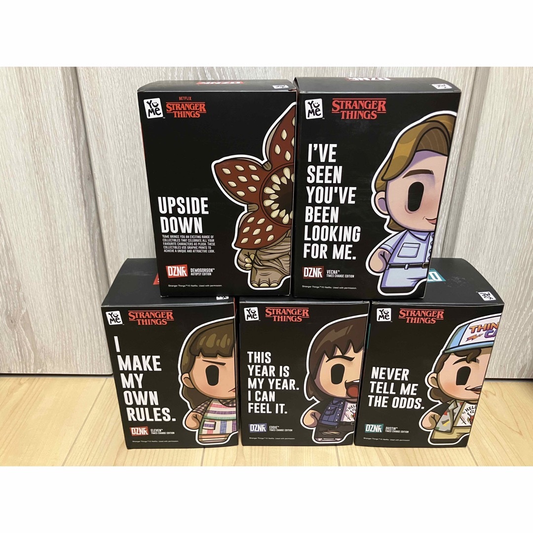 ストレンジャーシングス Stranger ぬいぐるみ 5種セット 新品の ストレンジャーシングス Stranger ぬいぐるみ 5種セット 新品の