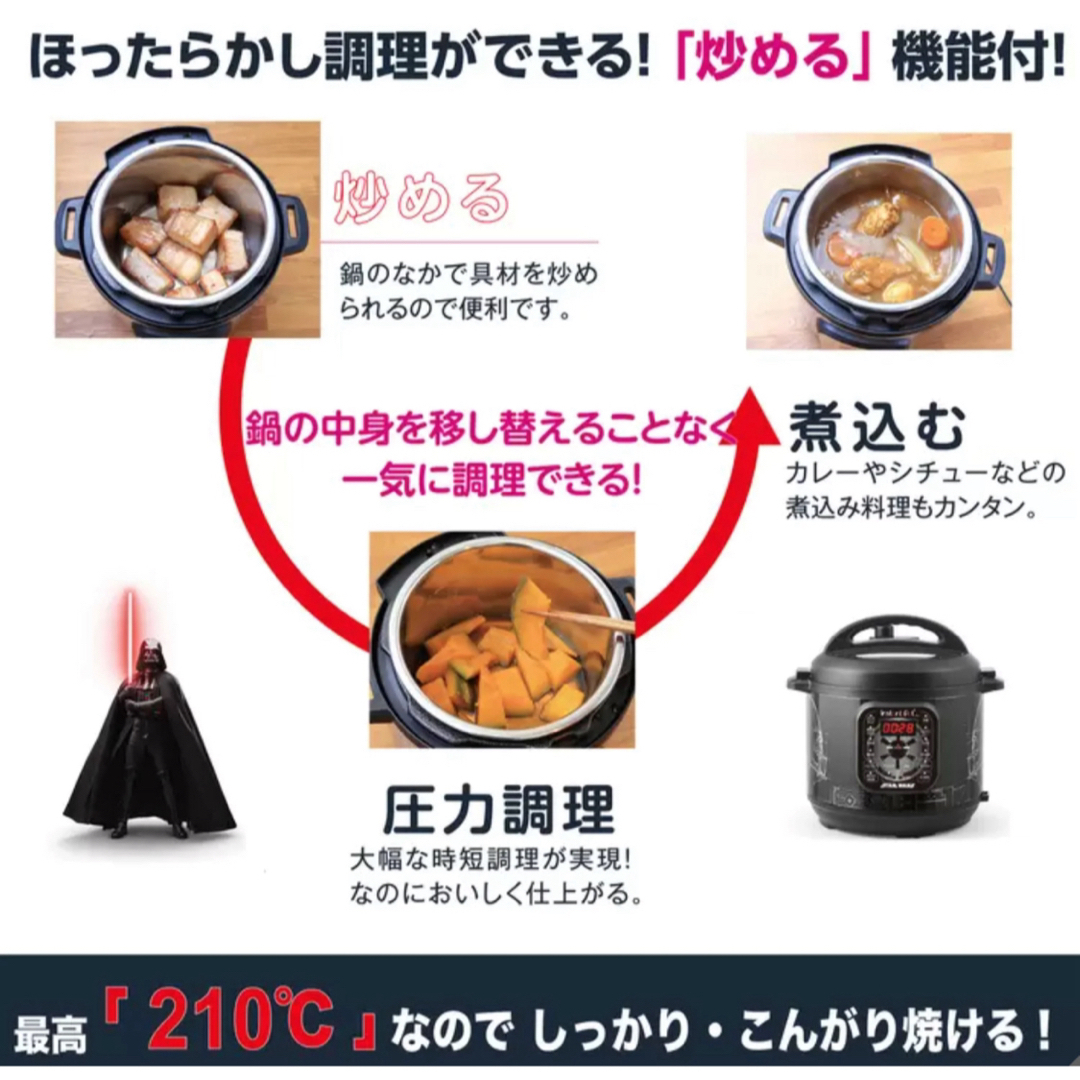 インスタントポット 電気圧力鍋 スターウォーズ 限定モデル インスタントポット 電気圧力鍋 スターウォーズ 限定モデル