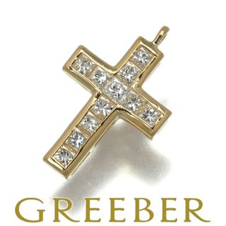 ゆきざき ペンダントトップ ダイヤ 0.50ct リッチクロス K18YG ゆきざき ペンダントトップ ダイヤ 0.50ct リッチクロス K18YG