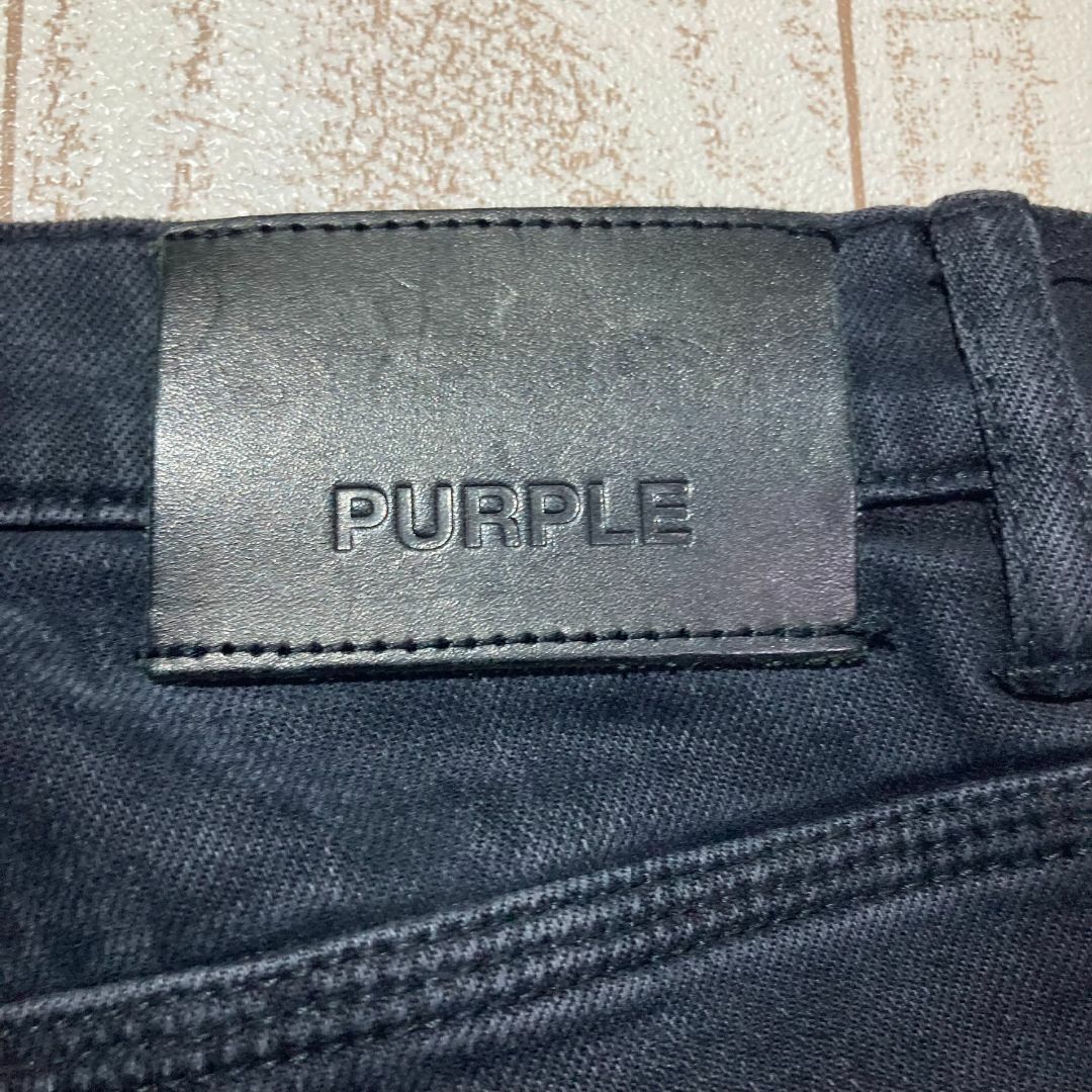 PURPLE BRAND】パープルブランド ヴィンテージ加工 ブラック PURPLE BRAND】パープルブランド ヴィンテージ加工 ブラック