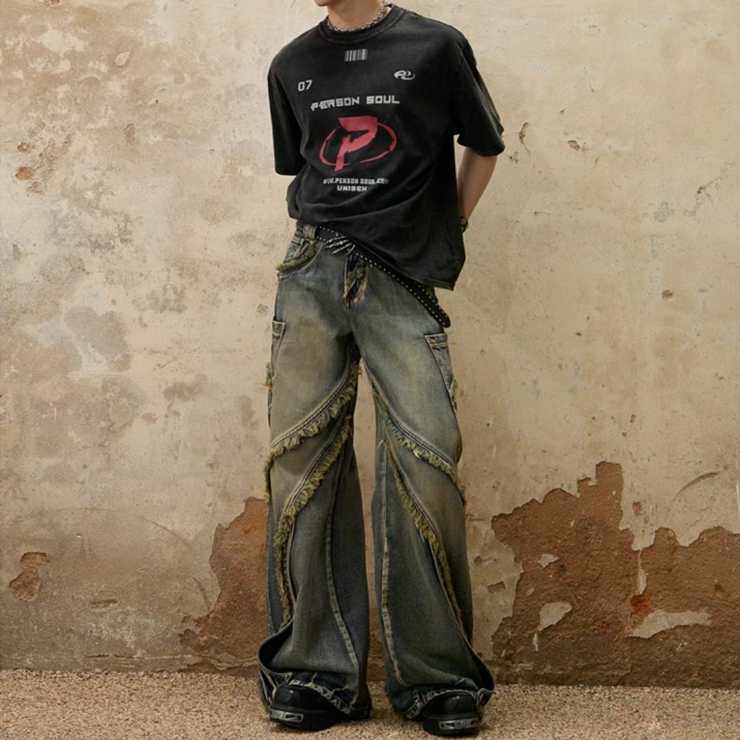 JIL SANDER - PERSONSOUL Destructive Jeans ダメージ エッジ JIL SANDER - PERSONSOUL Destructive Jeans ダメージ エッジ