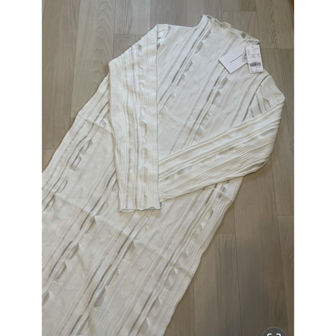 Ameri VINTAGE - 新品未使用♡ MEDI SHEER GEOMETRIC KNIT DRESS Ameri VINTAGE - 新品未使用♡ MEDI SHEER GEOMETRIC KNIT DRESS