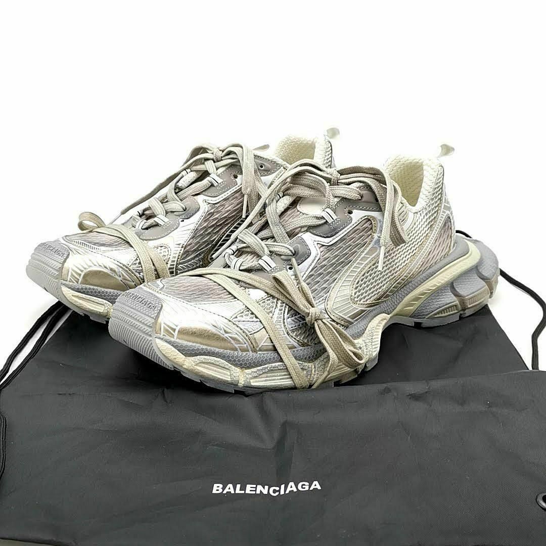 BALENCIAGA - 超美品 バレンシアガ スニーカー メッシュパネル BALENCIAGA - 超美品 バレンシアガ スニーカー メッシュパネル