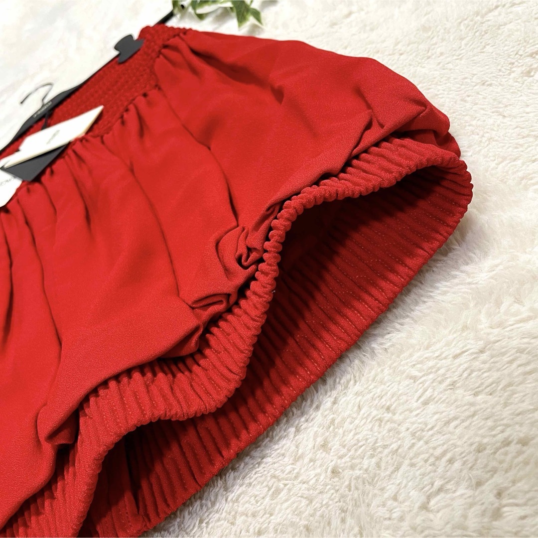 FENDI - タグ付新品 FENDI フェンディ バルーンスカート レッド FENDI - タグ付新品 FENDI フェンディ バルーンスカート レッド