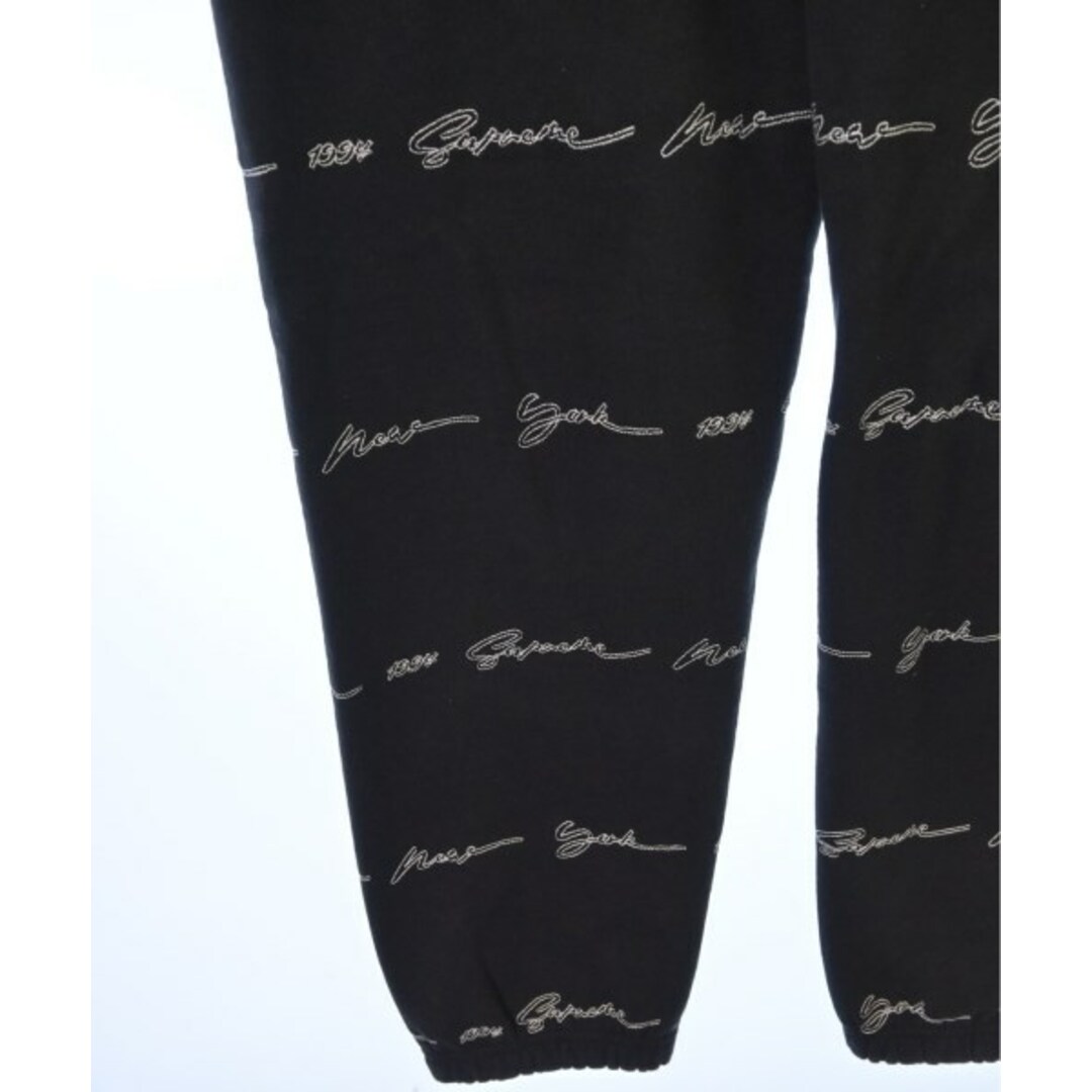 Supreme - Supreme シュプリーム スウェットパンツ S 黒x白(総柄 Supreme - Supreme シュプリーム スウェットパンツ S 黒x白(総柄