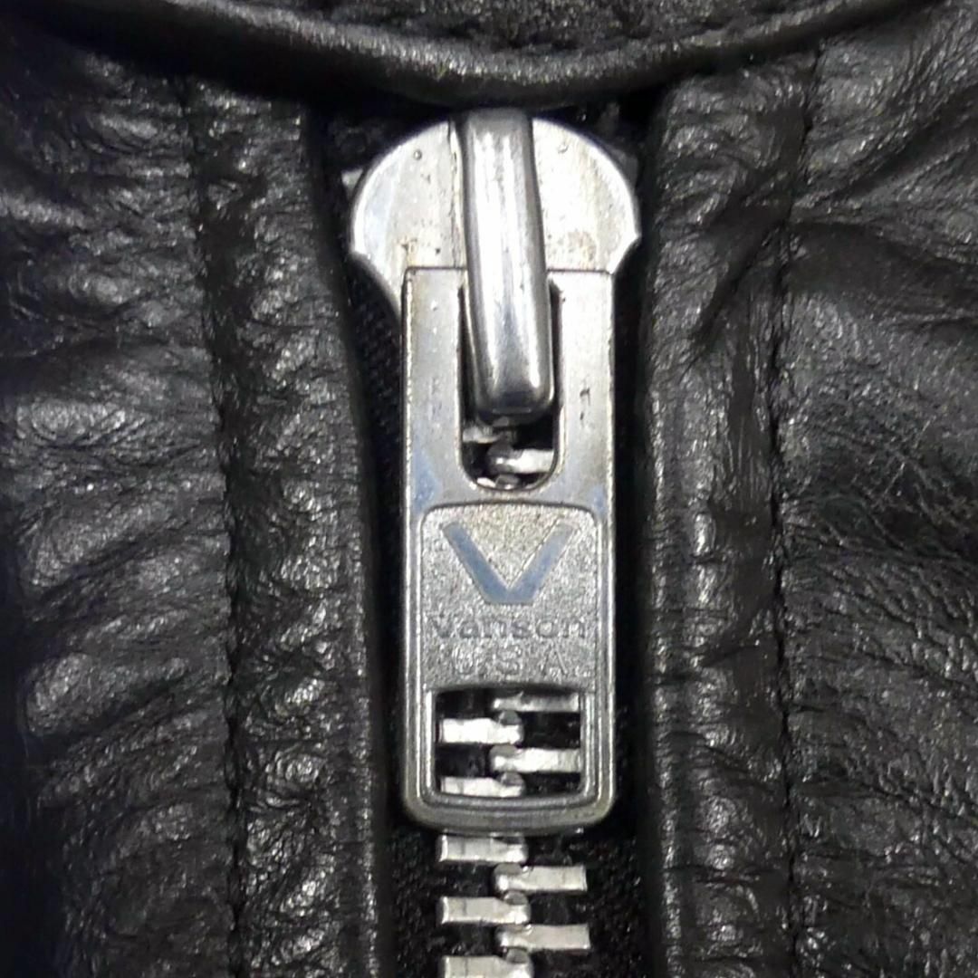 VANSON - USA製 VANSON バンソン S ライダース シングル 36 VANSON - USA製 VANSON バンソン S ライダース シングル 36