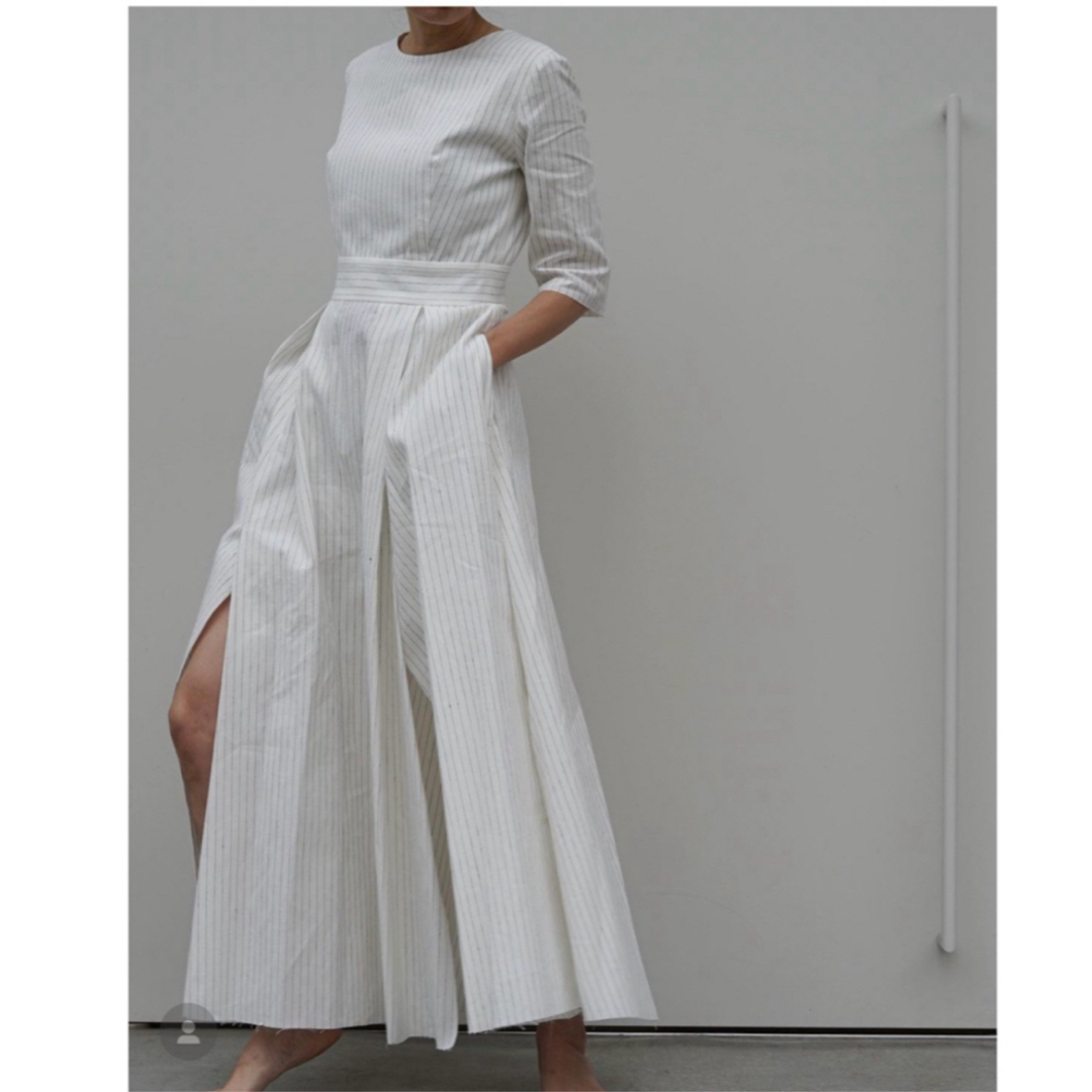 jonnlynx STRIPE COTTON × LINEN DRESS 34 jonnlynx STRIPE COTTON × LINEN DRESS 34
