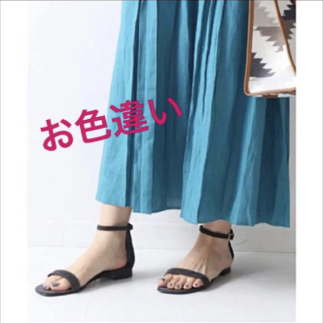 未使用 BALDAN フラットサンダル 36 1/2 パープル系 未使用 BALDAN フラットサンダル 36 1/2 パープル系