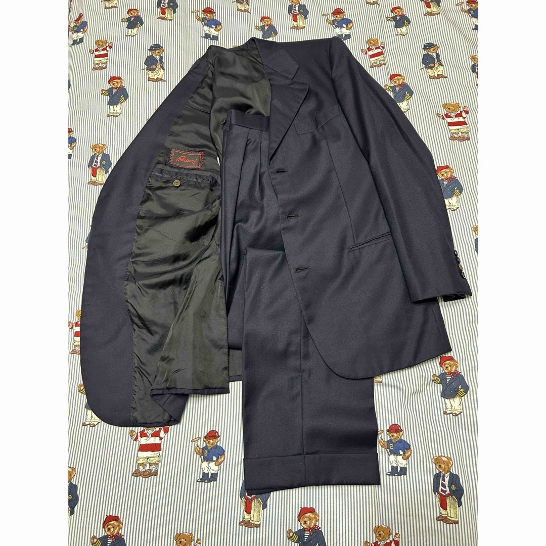 ブリオーニ brioni さらっ スーツ 紺 上下 ブリオーニ brioni さらっ スーツ 紺 上下