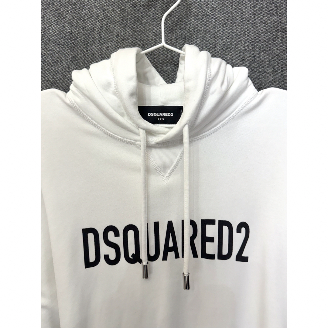 定価11万程】DSQUARED2 ロゴ フード付きパーカーワンピース 定価11万程】DSQUARED2 ロゴ フード付きパーカーワンピース