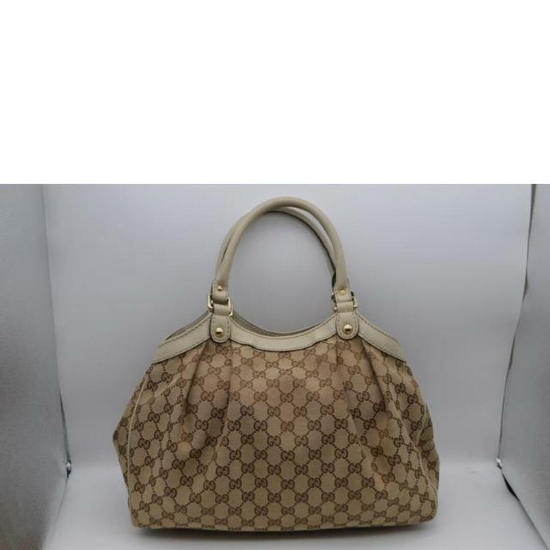 GUCCI グッチ/GGキャンバススーキーレザーハンド/アイボリー GUCCI グッチ/GGキャンバススーキーレザーハンド/アイボリー