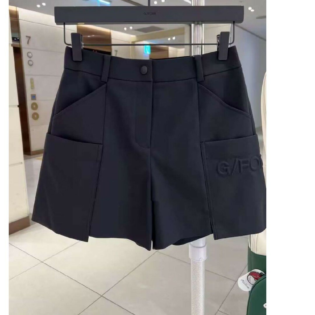 ジーフォア ゴルフ レディース 短パンツ ショートパンツ 白色 ジーフォア ゴルフ レディース 短パンツ ショートパンツ 白色