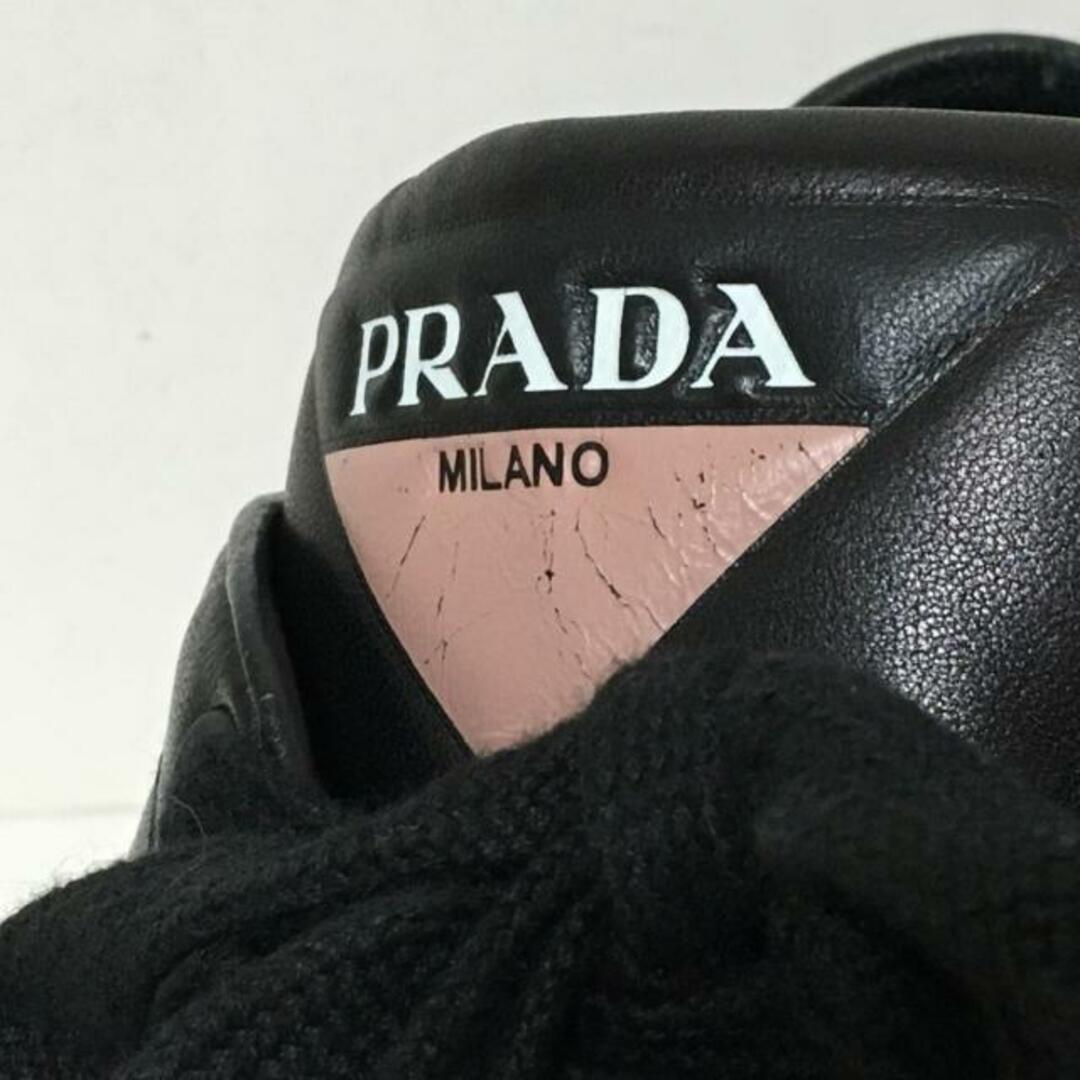 PRADA(プラダ) スニーカー 37 1/2 レディース - 黒 インソール PRADA(プラダ) スニーカー 37 1/2 レディース - 黒 インソール