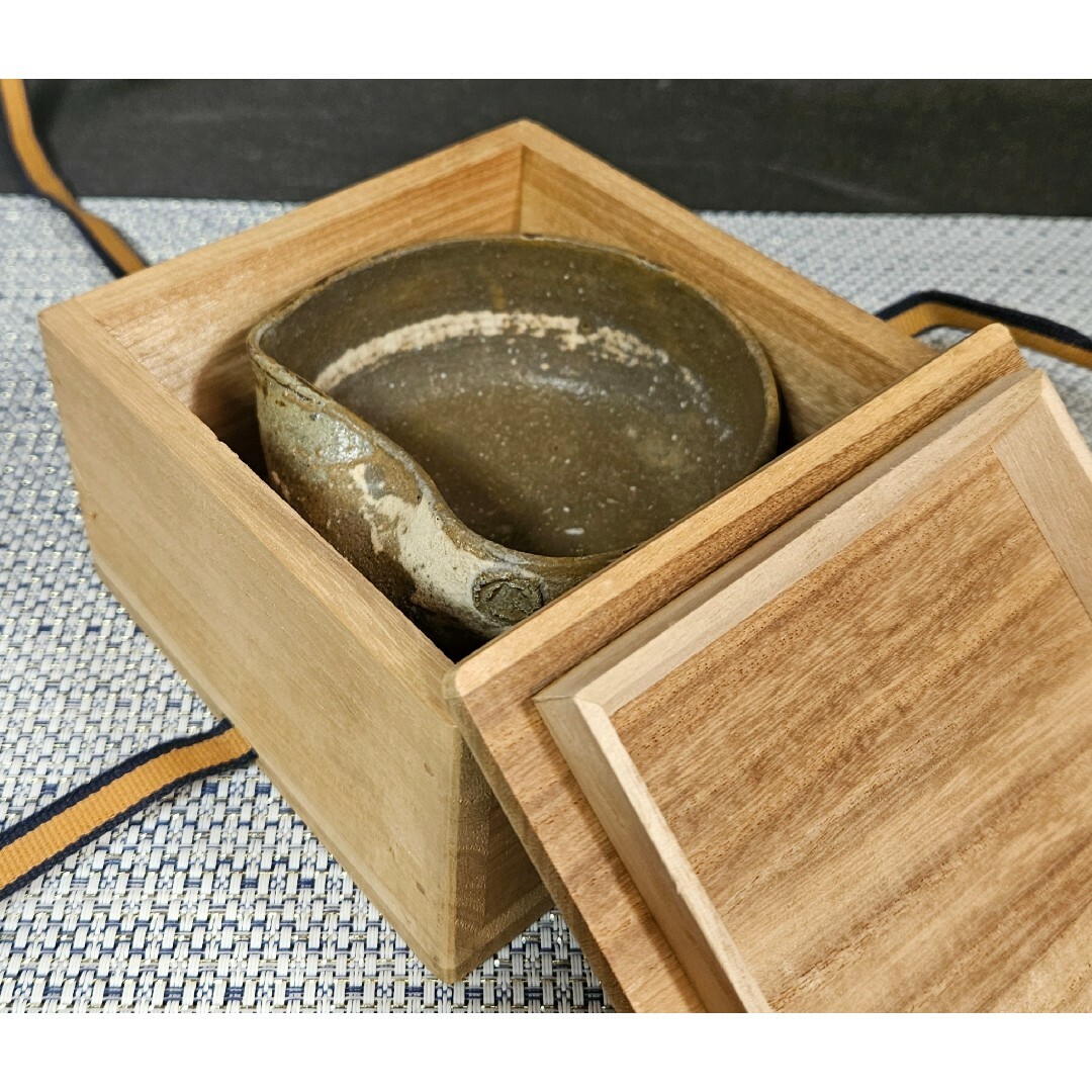 江戸時代 古唐津 古上野系 黄唐津 沓茶碗 旅茶碗 野点茶碗 旅 江戸時代 古唐津 古上野系 黄唐津 沓茶碗 旅茶碗 野点茶碗 旅