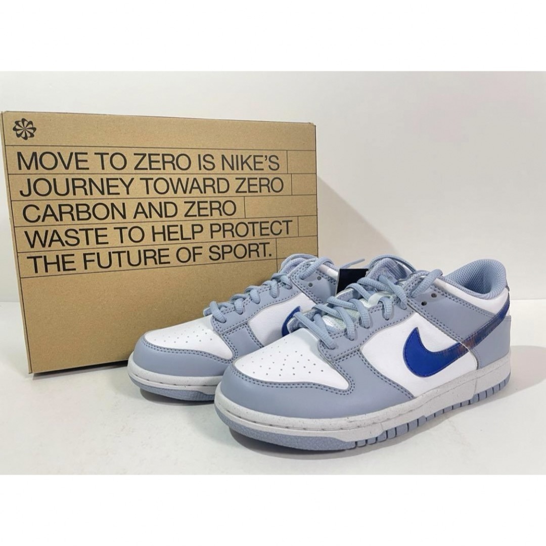 NIKE - 【新品】24cm NIKE DUNK LOW GS ブルーイリディセントの NIKE - 【新品】24cm NIKE DUNK LOW GS ブルーイリディセントの