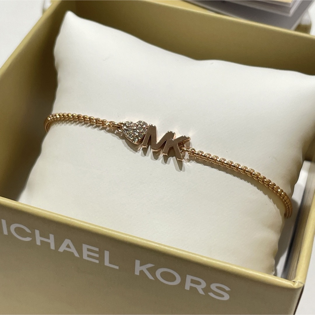 MICHAEL KORS - マイケルコース♦︎ハートMK ブレスレット MICHAEL KORS - マイケルコース♦︎ハートMK ブレスレット
