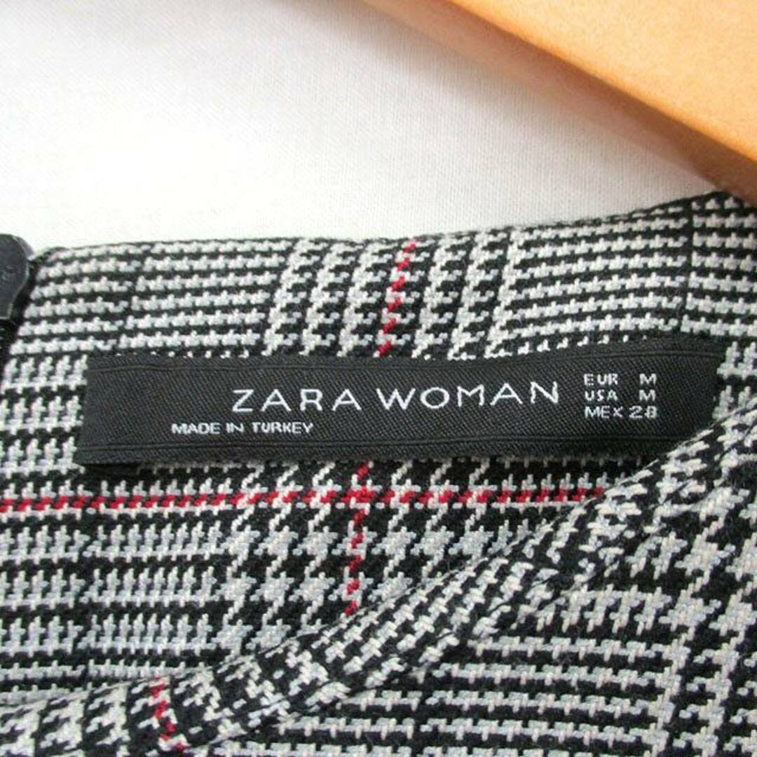 ザラウーマン ZARA WOMAN ワンピース 長袖 膝丈 グレンチェック ザラウーマン ZARA WOMAN ワンピース 長袖 膝丈 グレンチェック