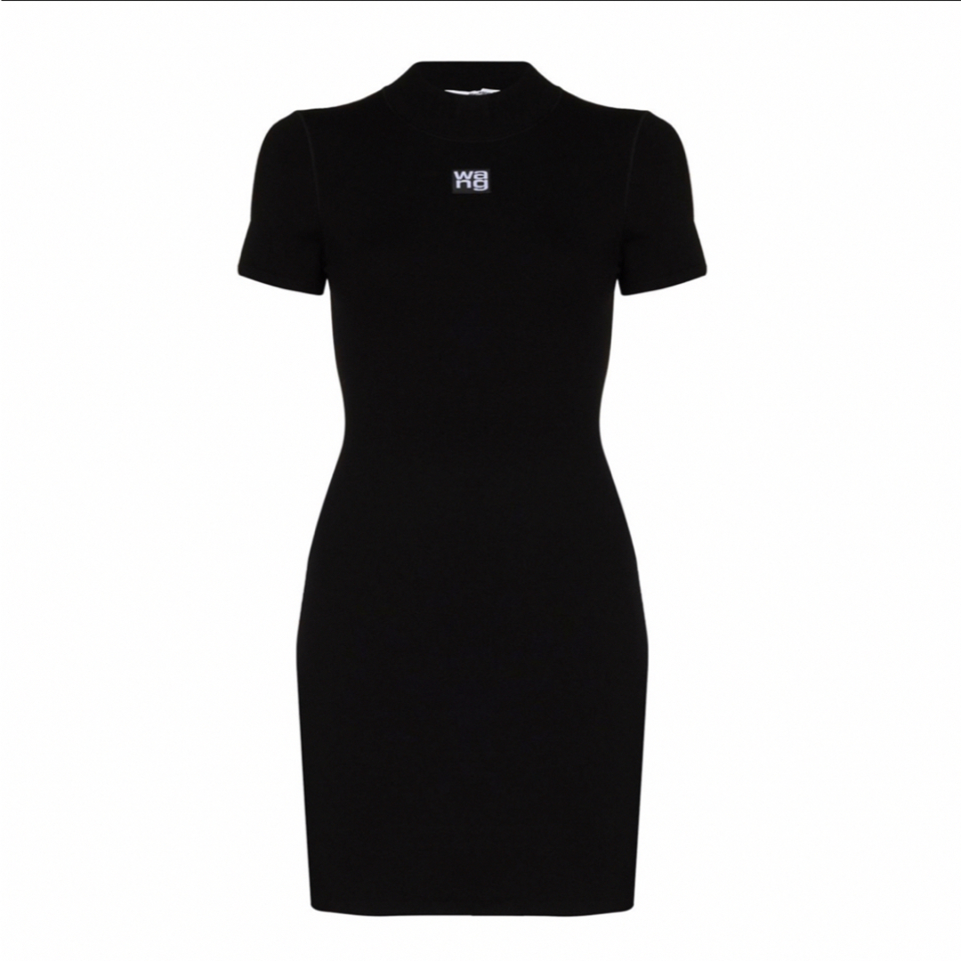 alexander wang ボディコンニットモックネック tシャツドレス alexander wang ボディコンニットモックネック tシャツドレス