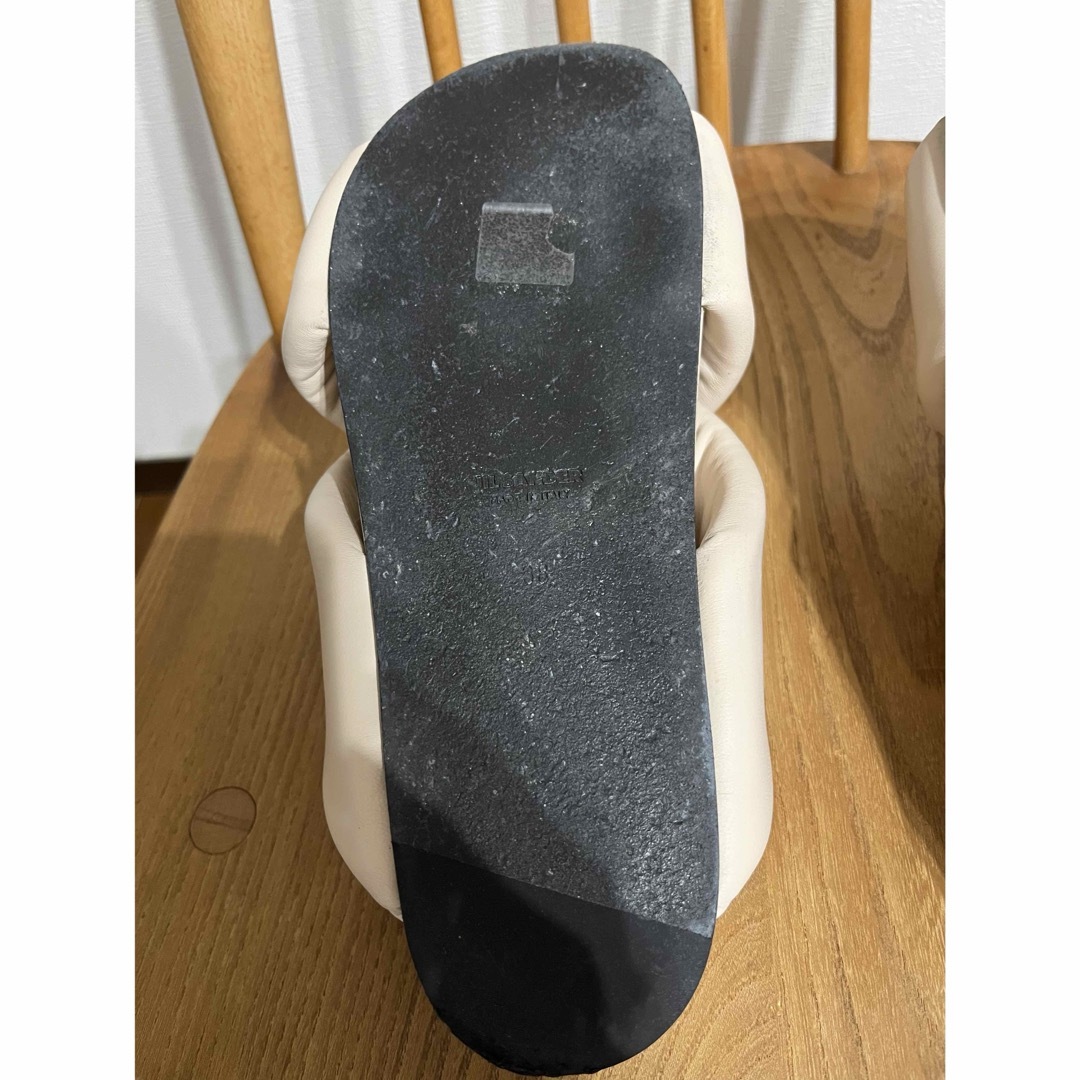 JIL SANDER - 美品☆JILSANDER シアリングスライドサンダル 38 JIL SANDER - 美品☆JILSANDER シアリングスライドサンダル 38