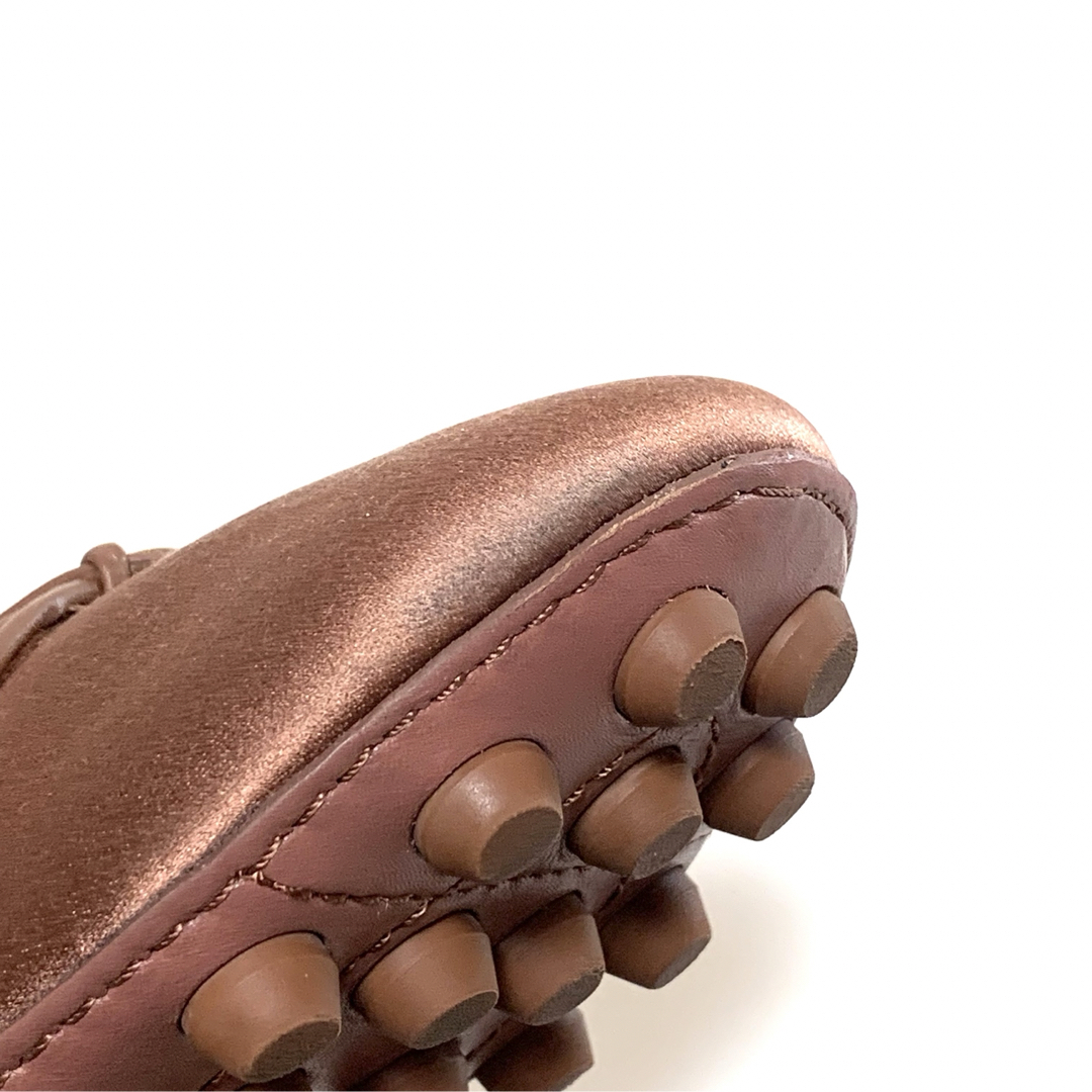 TOD'S - ☆良品 トッズ サテン生地 ラバーペブル バレエシューズ TOD'S - ☆良品 トッズ サテン生地 ラバーペブル バレエシューズ