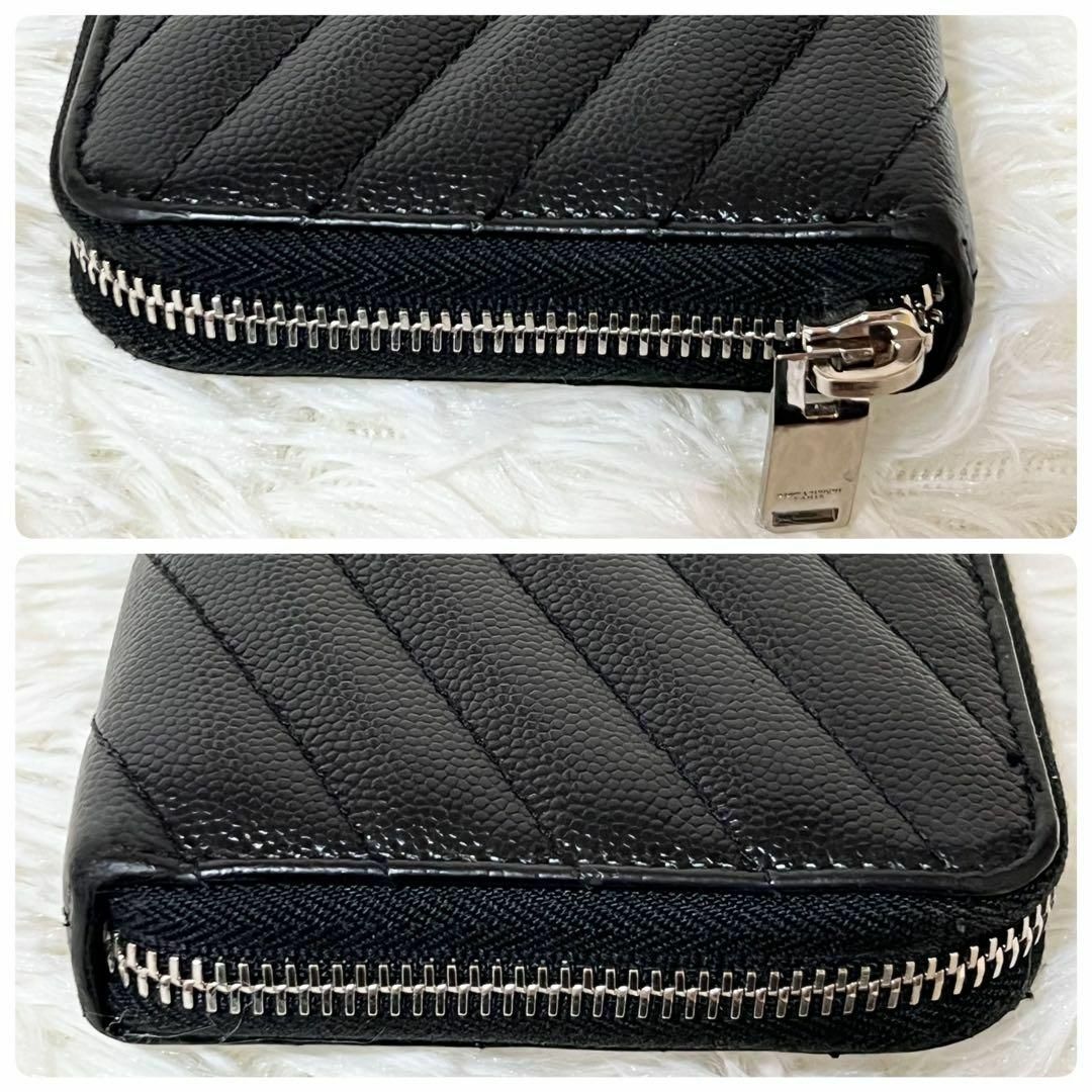 Yves Saint Laurent - 美品 サンローラン 長財布 Vステッチ Yves Saint Laurent - 美品 サンローラン 長財布 Vステッチ