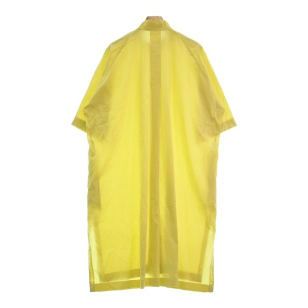 ISSEY MIYAKE イッセイミヤケ シャツワンピース F 黄 【古着】 ISSEY MIYAKE イッセイミヤケ シャツワンピース F 黄 【古着】