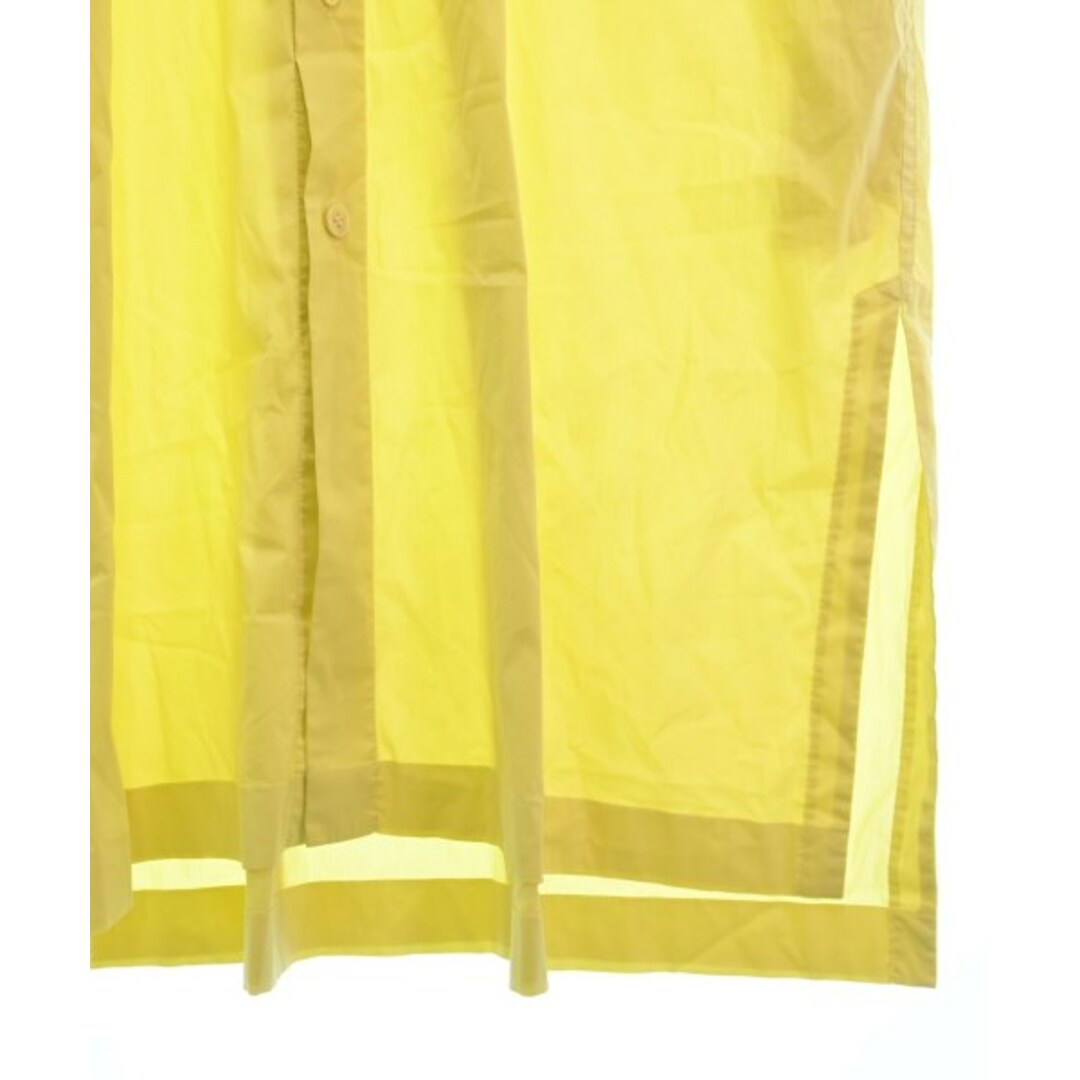 ISSEY MIYAKE イッセイミヤケ シャツワンピース F 黄 【古着】 ISSEY MIYAKE イッセイミヤケ シャツワンピース F 黄 【古着】