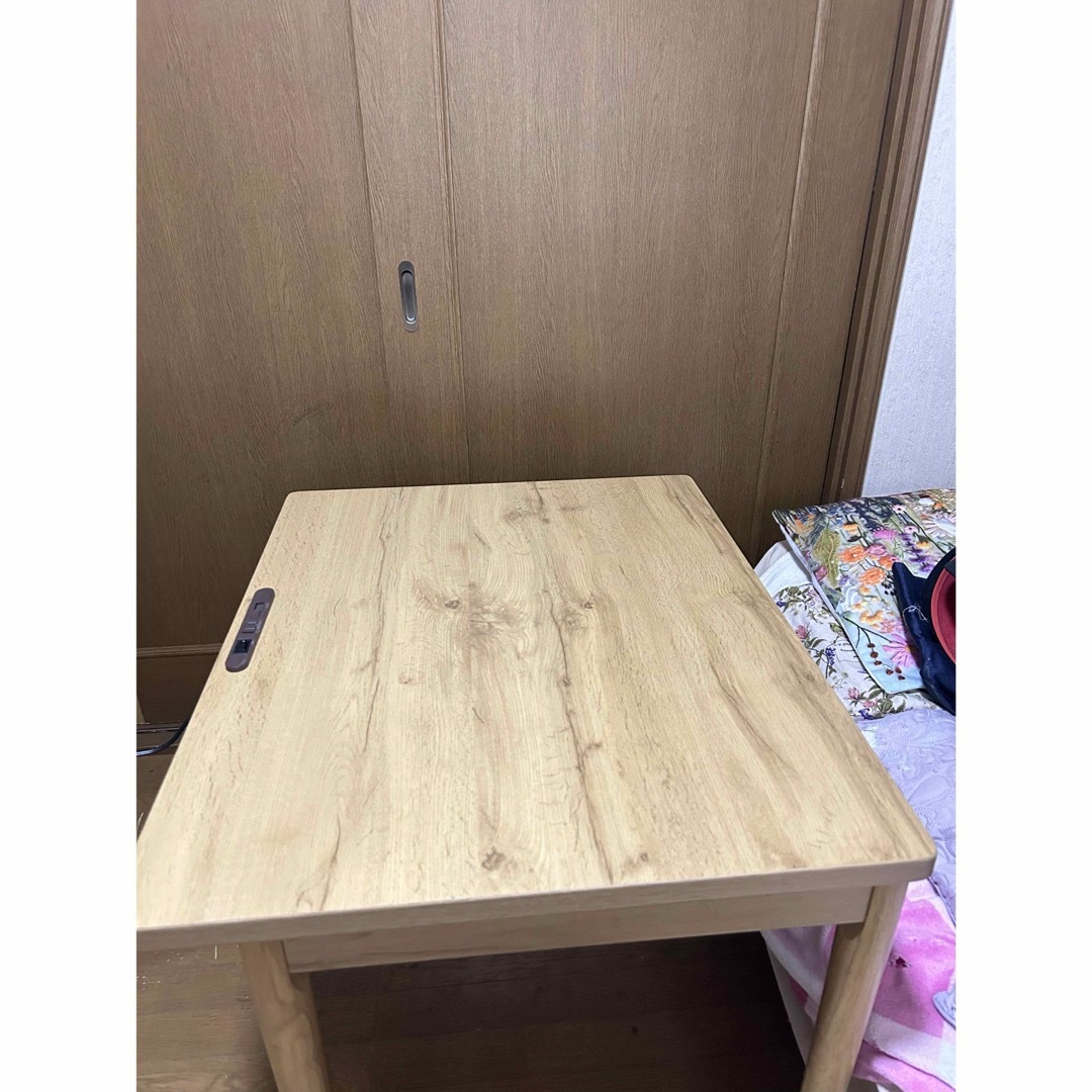ニトリ こたつ テーブル リバーシブル 北欧 木目&ホワイト 美品 ニトリ こたつ テーブル リバーシブル 北欧 木目&ホワイト 美品