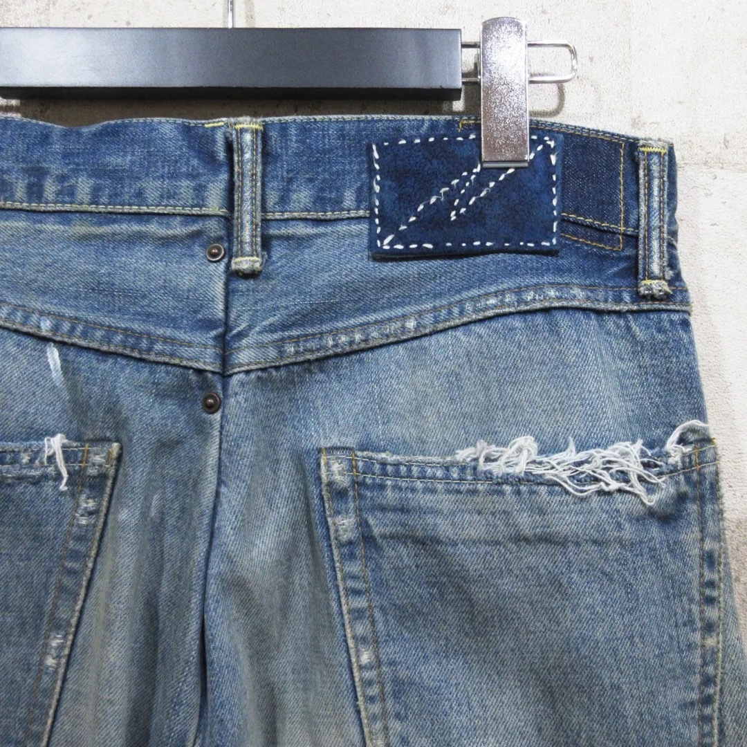 VISVIM ヴィズヴィム ICT ハカマパンツ クラッシュデニム VISVIM ヴィズヴィム ICT ハカマパンツ クラッシュデニム