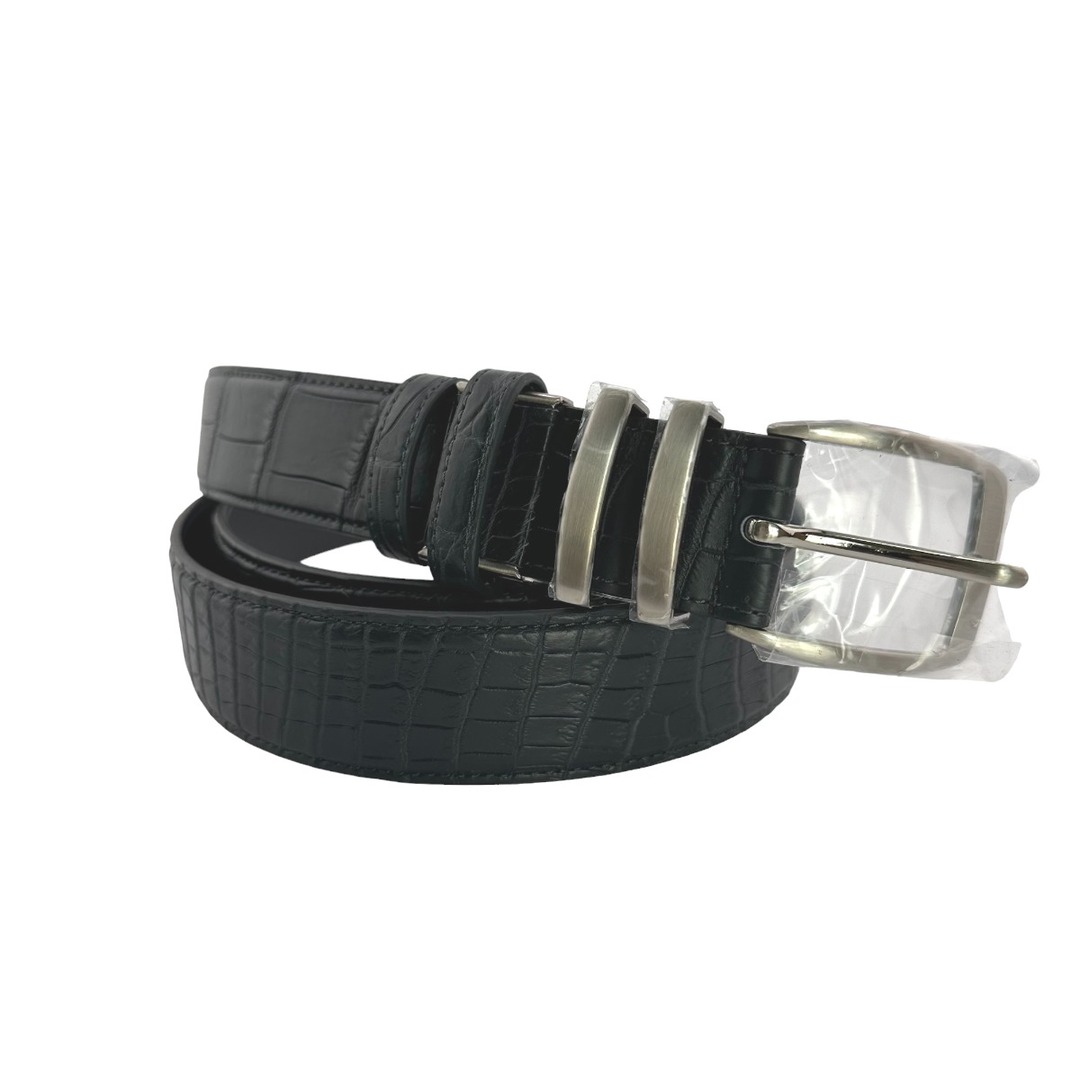 クロコダイル 0005 ベルト グレー CROCODILE 35mm マットクロコ クロコダイル 0005 ベルト グレー CROCODILE 35mm マットクロコ