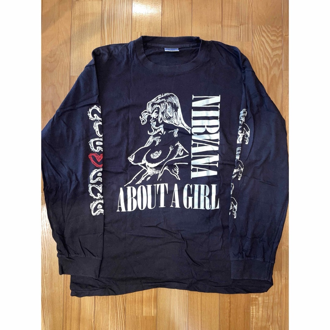 NIRVANA ニルヴァーナ バンドTシャツ ロンT / ブラックの通販 by NIRVANA ニルヴァーナ バンドTシャツ ロンT / ブラックの通販 by