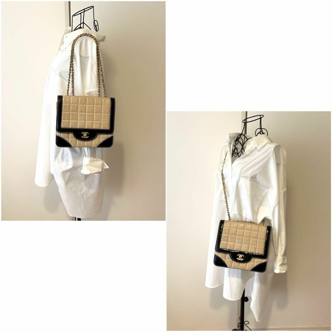CHANEL - CHANEL シャネル【美品】 チョコバー マトラッセ CHANEL - CHANEL シャネル【美品】 チョコバー マトラッセ