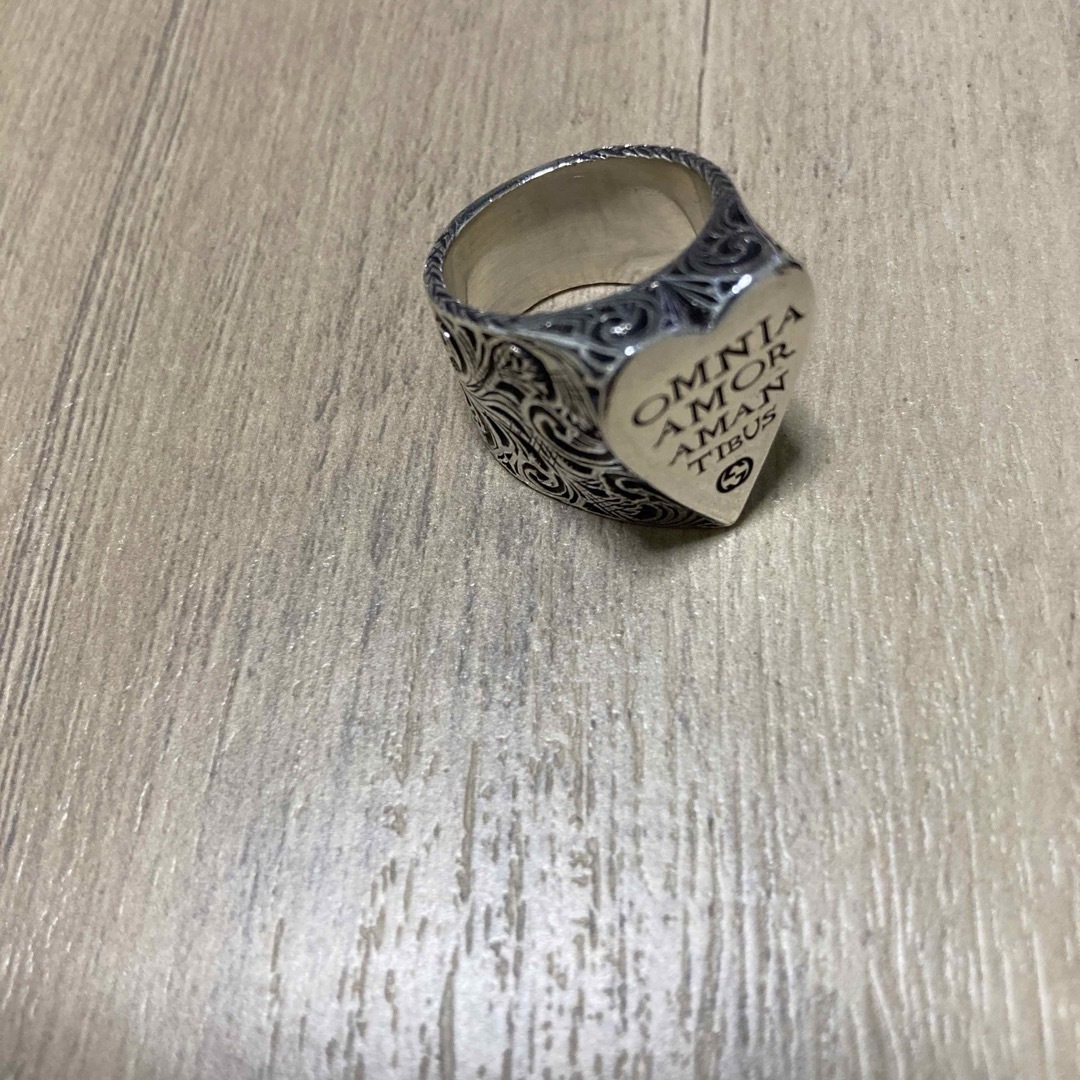 GUCCI - gucci グッチ OMNIA AMOR AMANTIBUS ハート リングの GUCCI - gucci グッチ OMNIA AMOR AMANTIBUS ハート リングの
