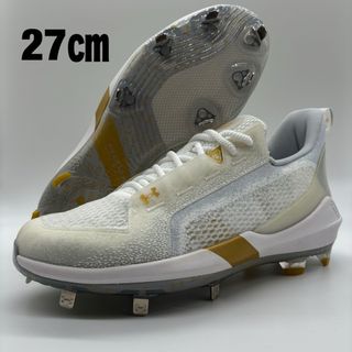UNDER ARMOUR - アンダーアーマー 野球 スパイク ホワイト UNDER ARMOUR - アンダーアーマー 野球 スパイク ホワイト