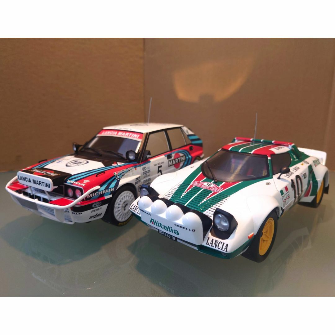 1/18 ランチアストラトス HF 1976 モンテカルロ優勝 #10 ixo製の 1/18 ランチアストラトス HF 1976 モンテカルロ優勝 #10 ixo製の