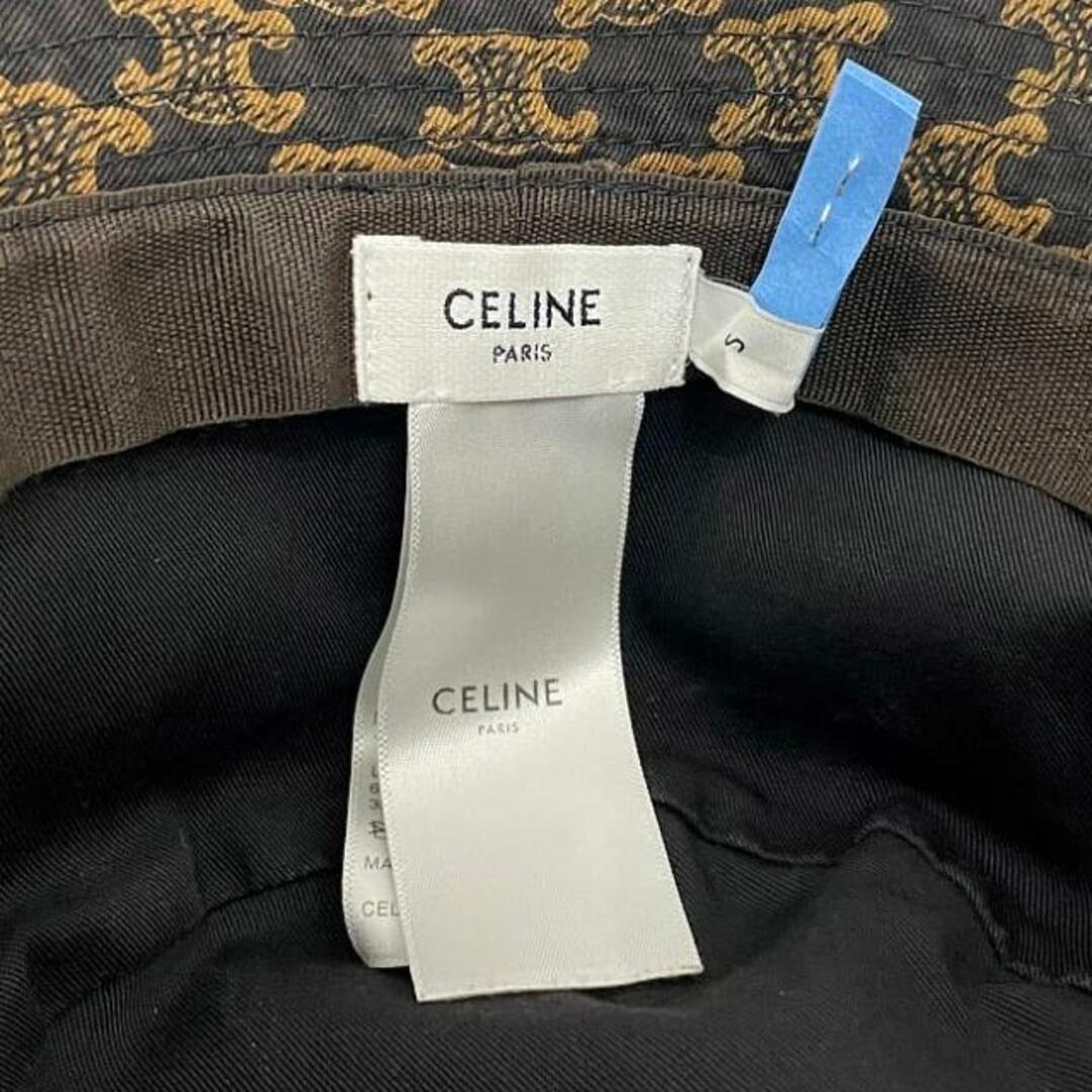 CELINE - セリーヌ バケットハット ブラウン ブラック CELINE - セリーヌ バケットハット ブラウン ブラック